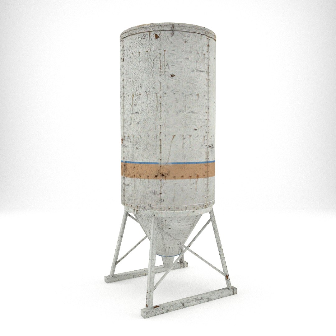 3d Silo Render