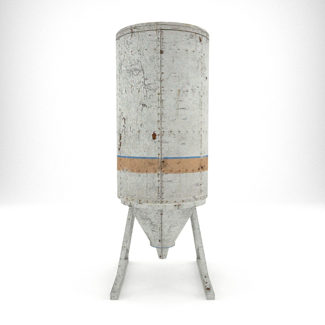 3d Silo Render