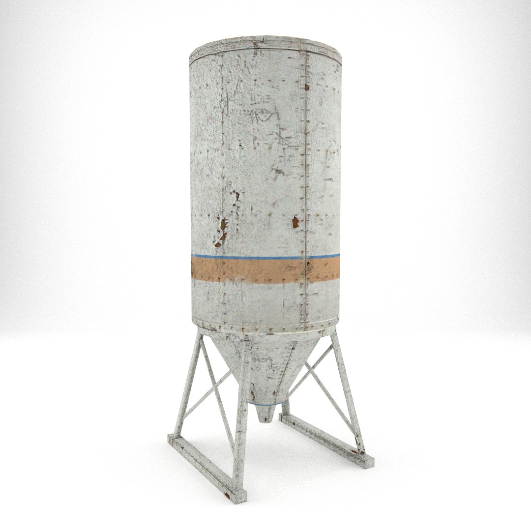 3d Silo Render