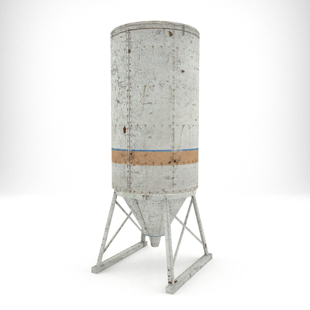 3d Silo Render