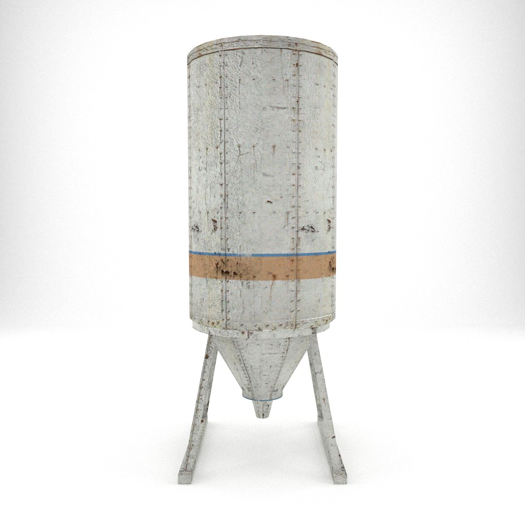 3d Silo Render