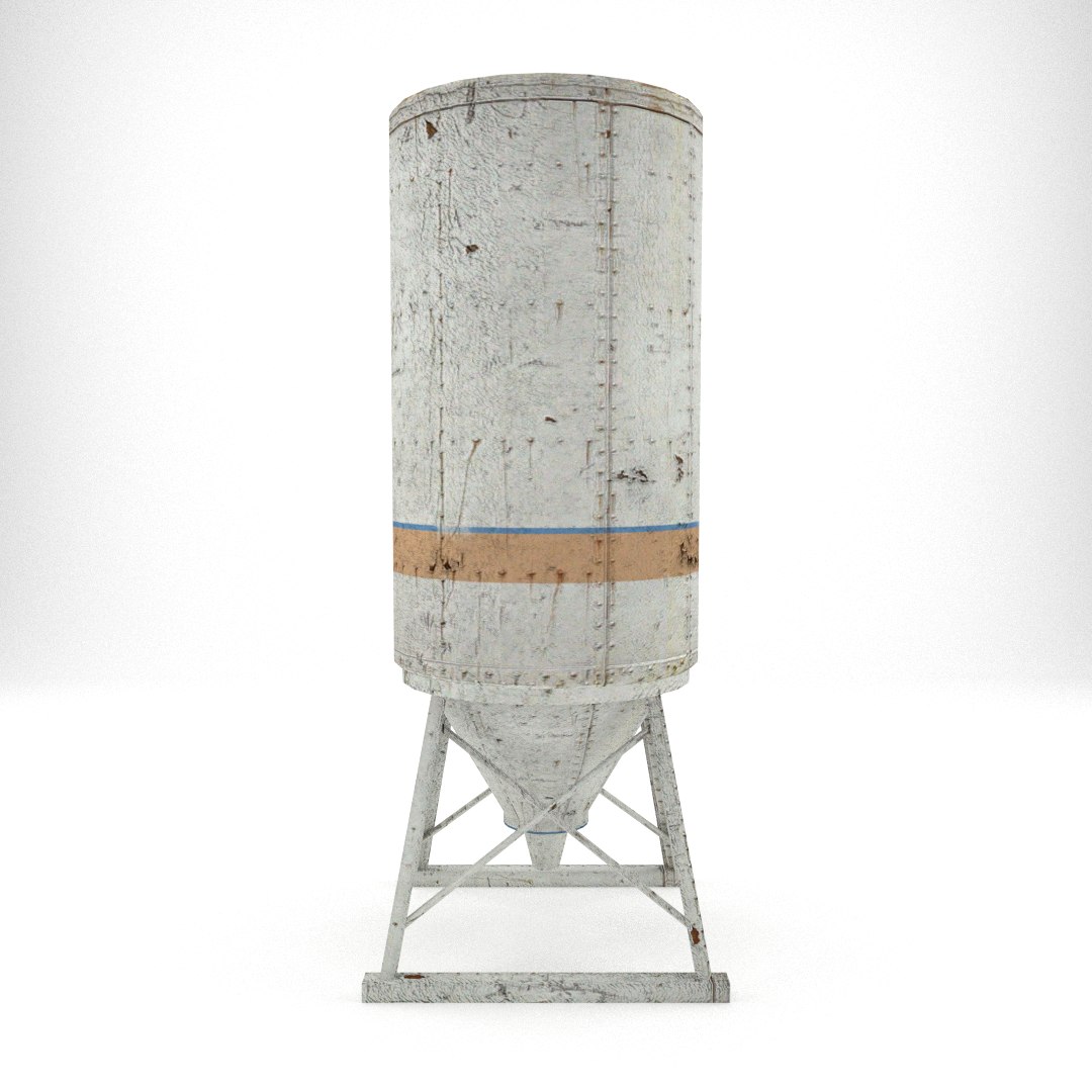 3d Silo Render