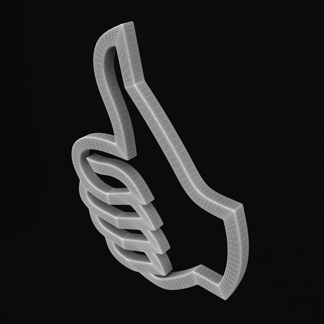 3d Model Icon Hand Gesture
