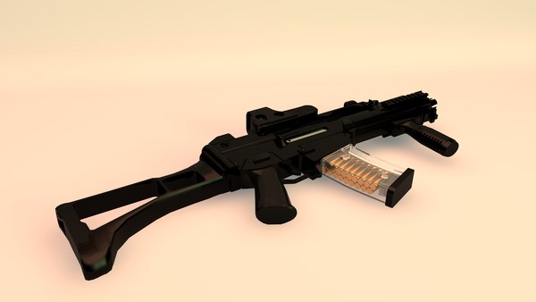 3d model of g36c g36