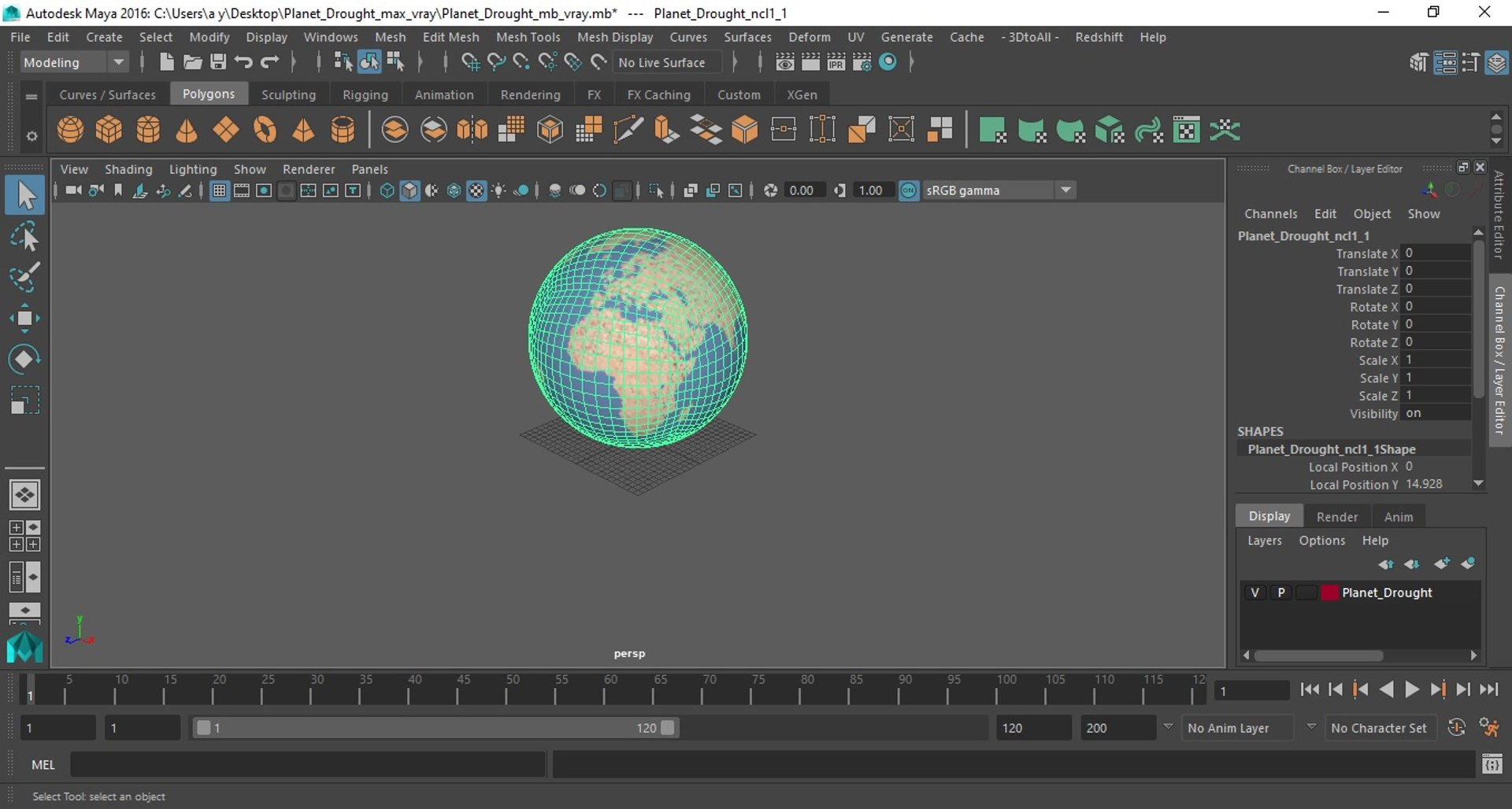 3D Planet Drought Earth World - TurboSquid 1697779