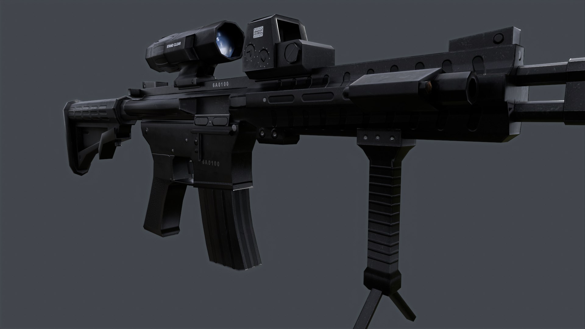 Masaf Iranian Assault Rifle 3D Model - TurboSquid 1962408