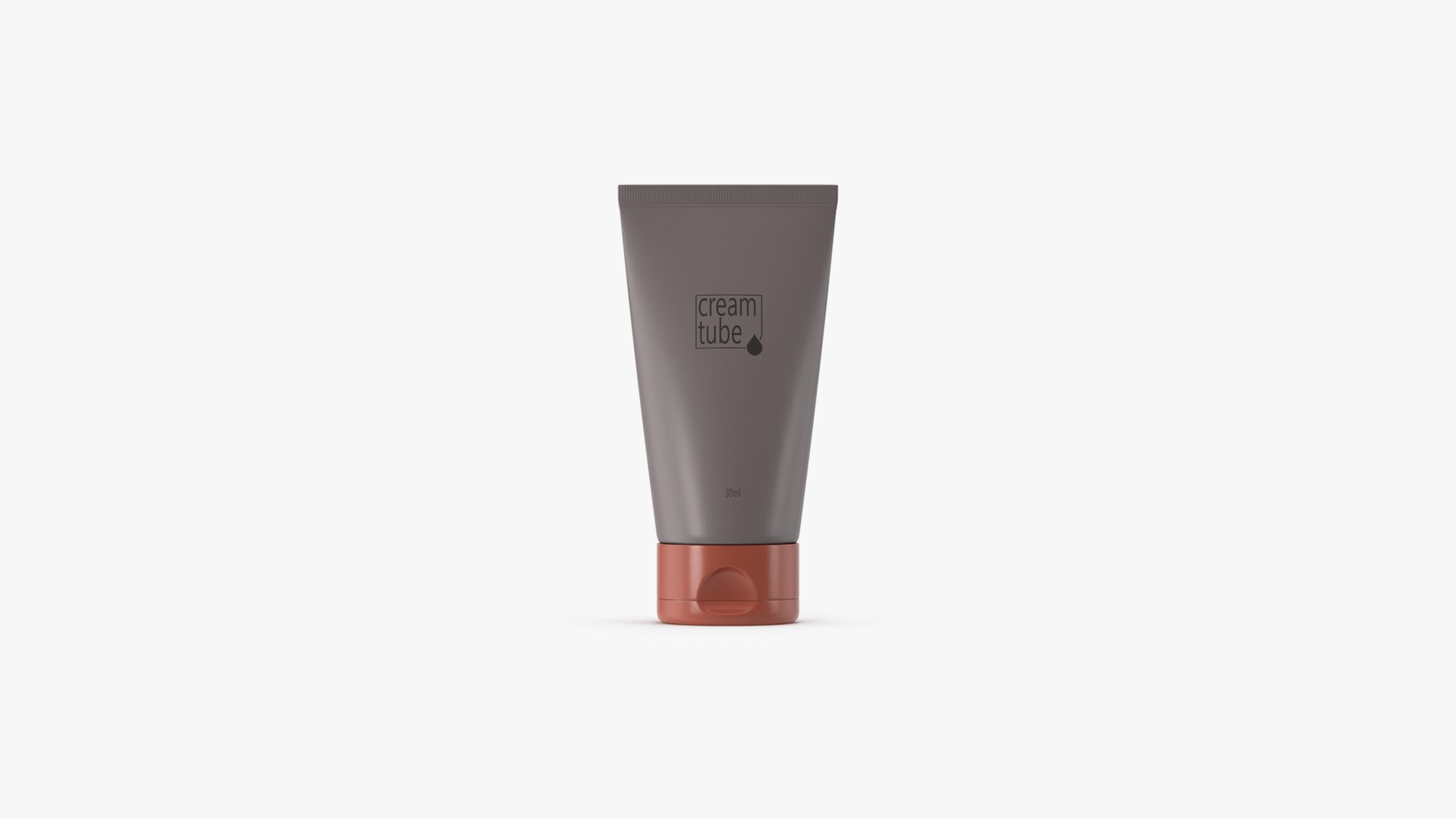 3D Model Cream Tube 90mm 30ML - TurboSquid 2344041