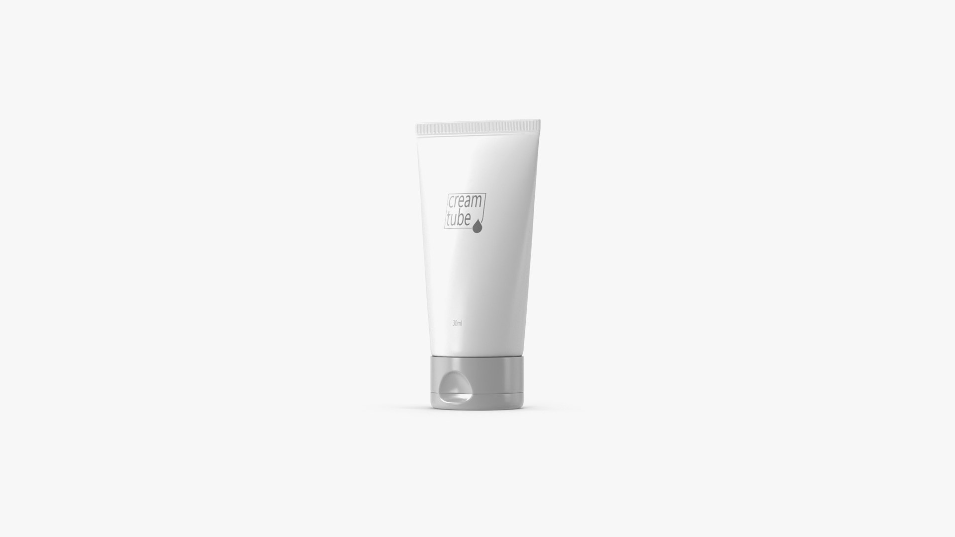 3D Model Cream Tube 90mm 30ML - TurboSquid 2344041