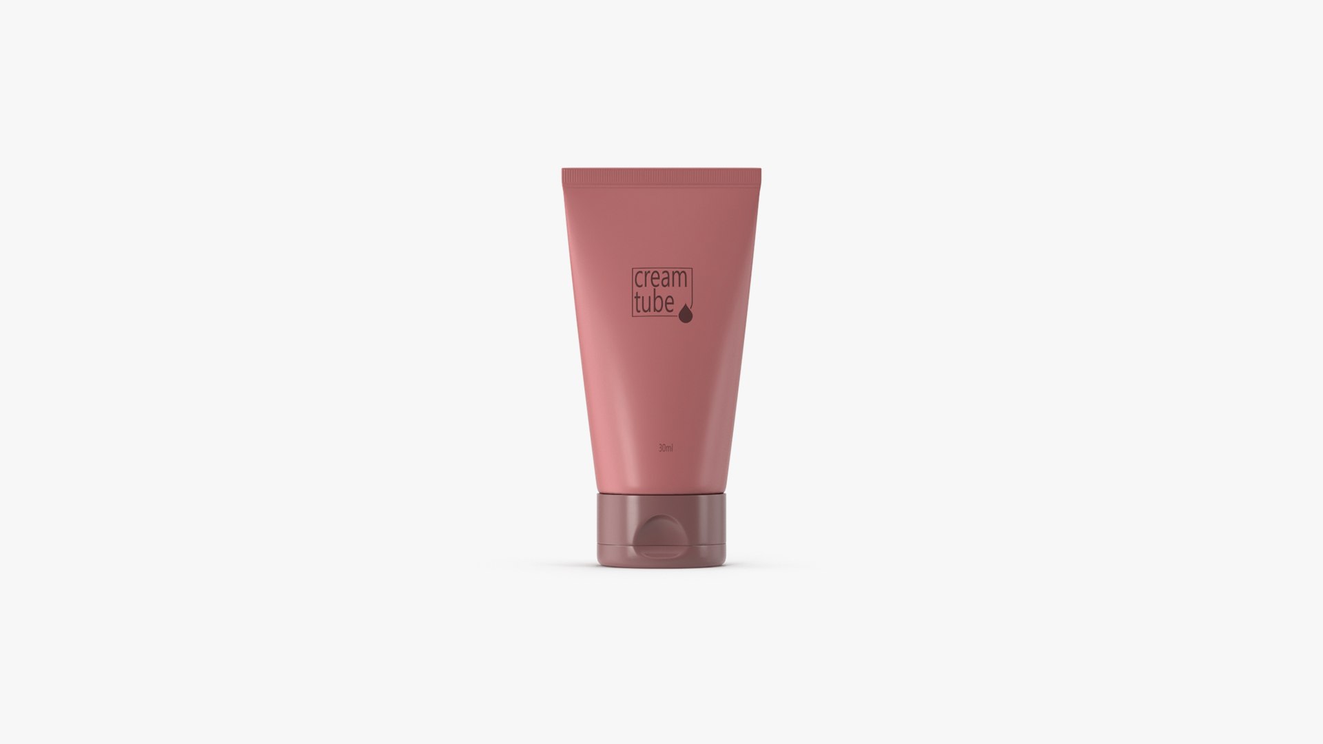 3D Model Cream Tube 90mm 30ML - TurboSquid 2344041