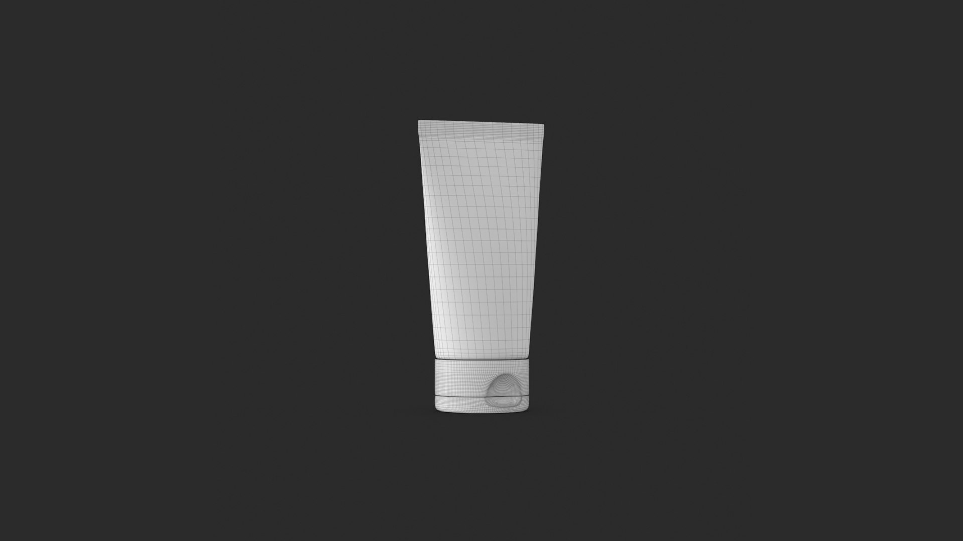 3D Model Cream Tube 90mm 30ML - TurboSquid 2344041