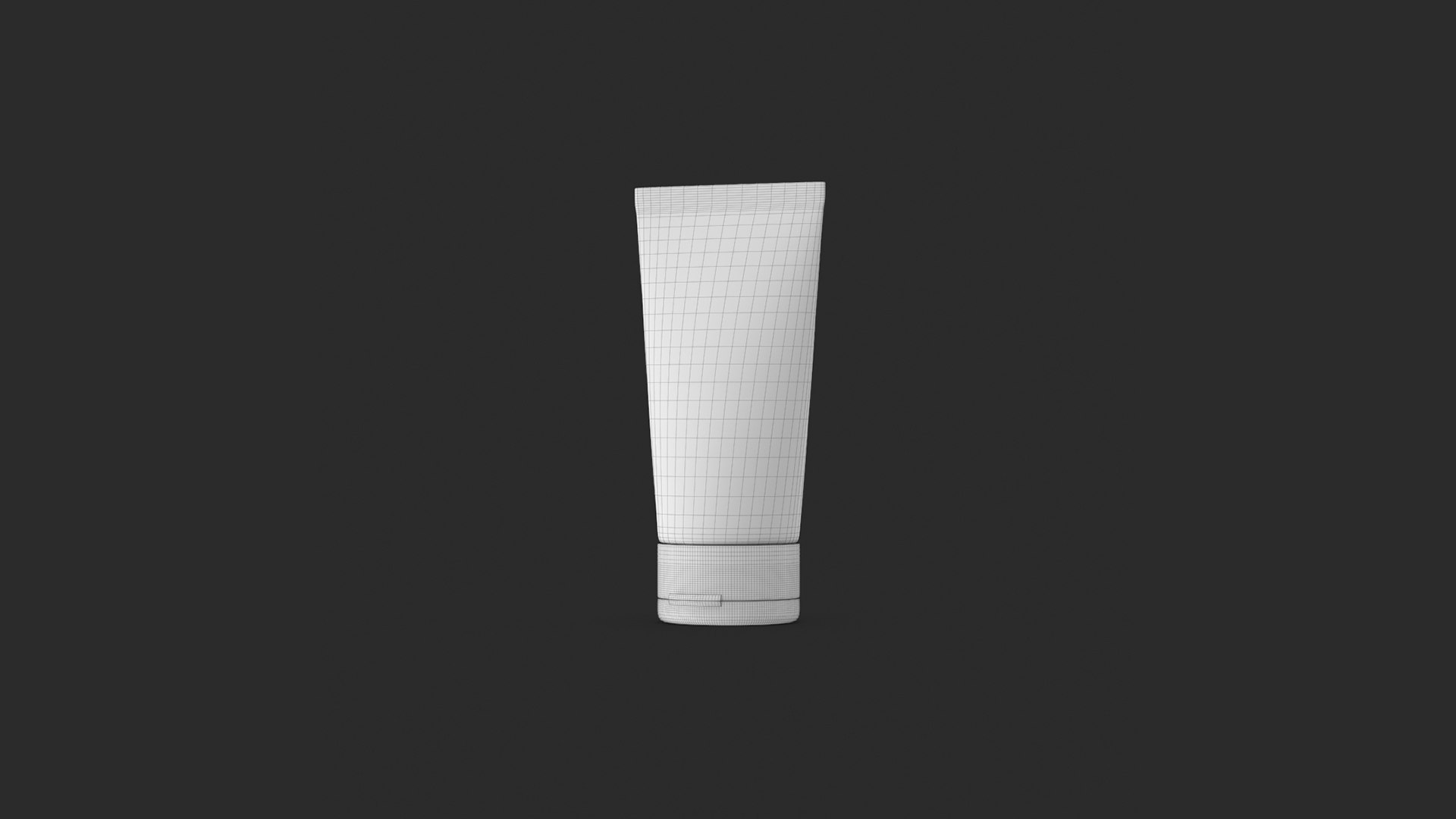 3D Model Cream Tube 90mm 30ML - TurboSquid 2344041