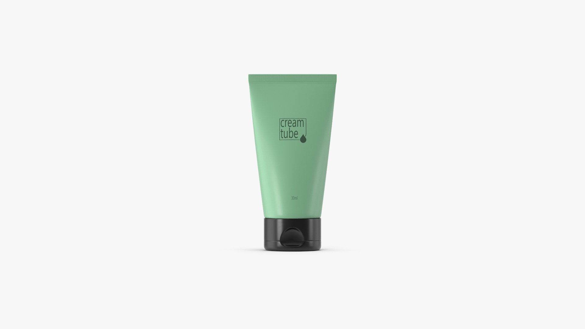 3D Model Cream Tube 90mm 30ML - TurboSquid 2344041