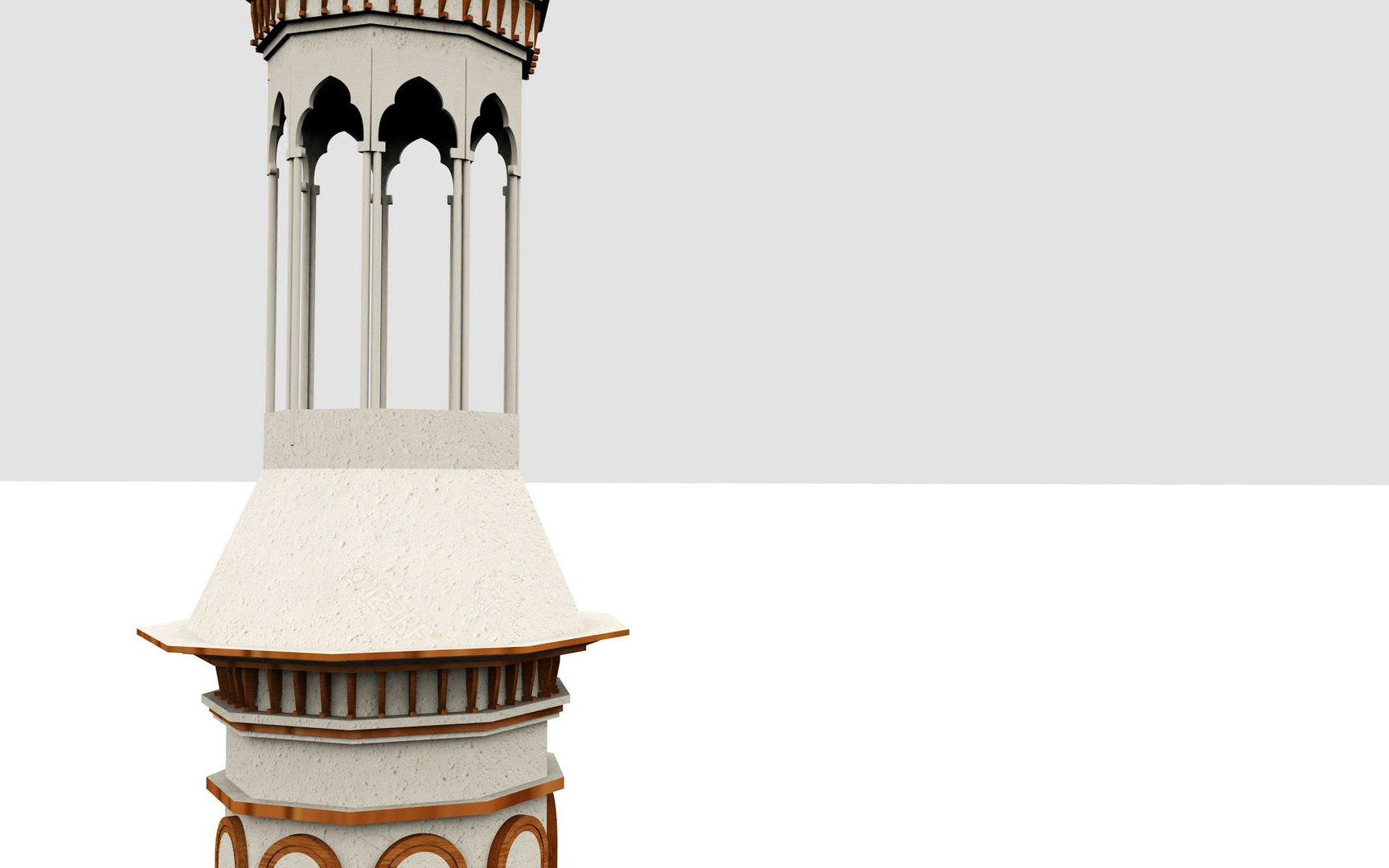 3D Model Minar Mosque - TurboSquid 1282852