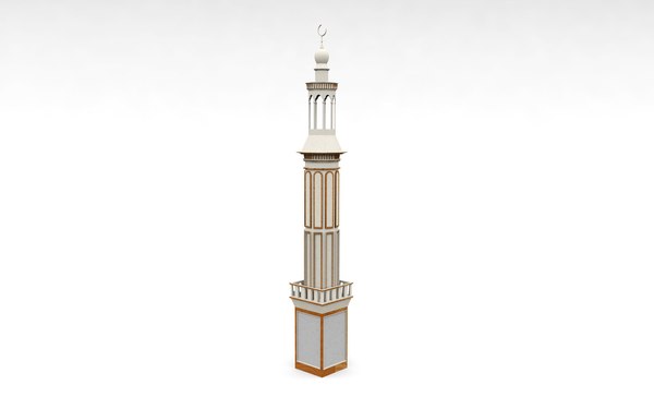 3D model minar mosque - TurboSquid 1282852