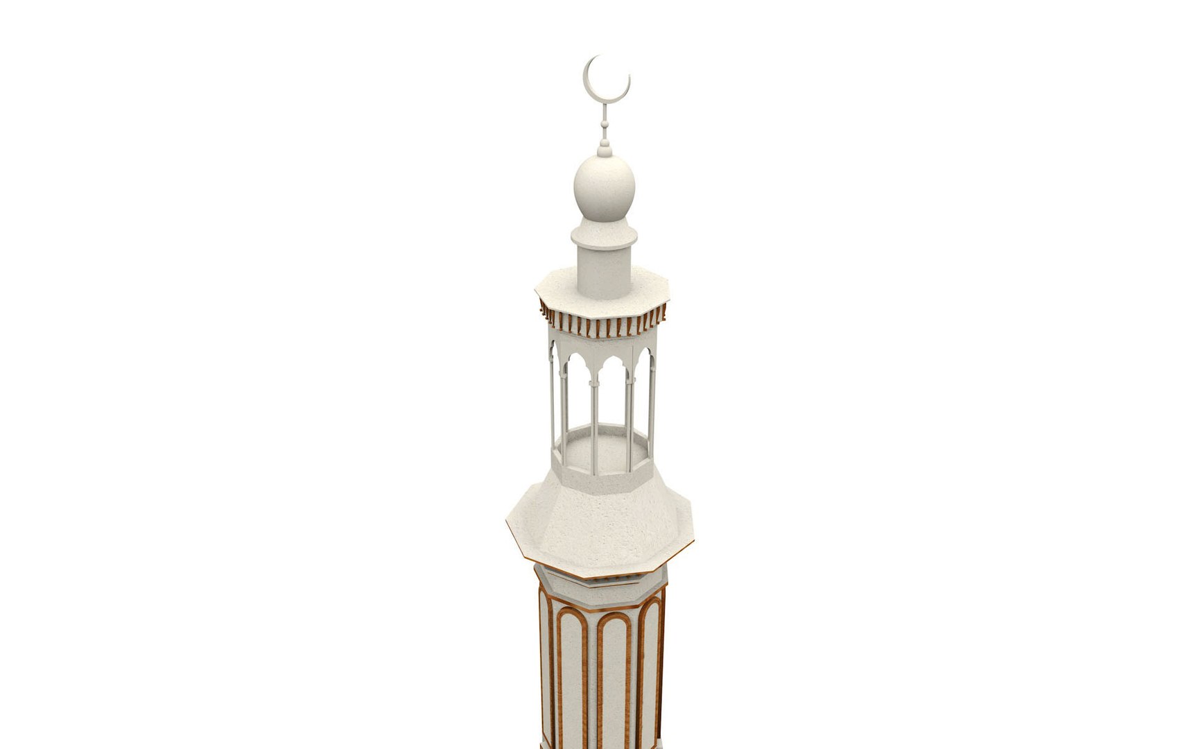 3D Model Minar Mosque - TurboSquid 1282852