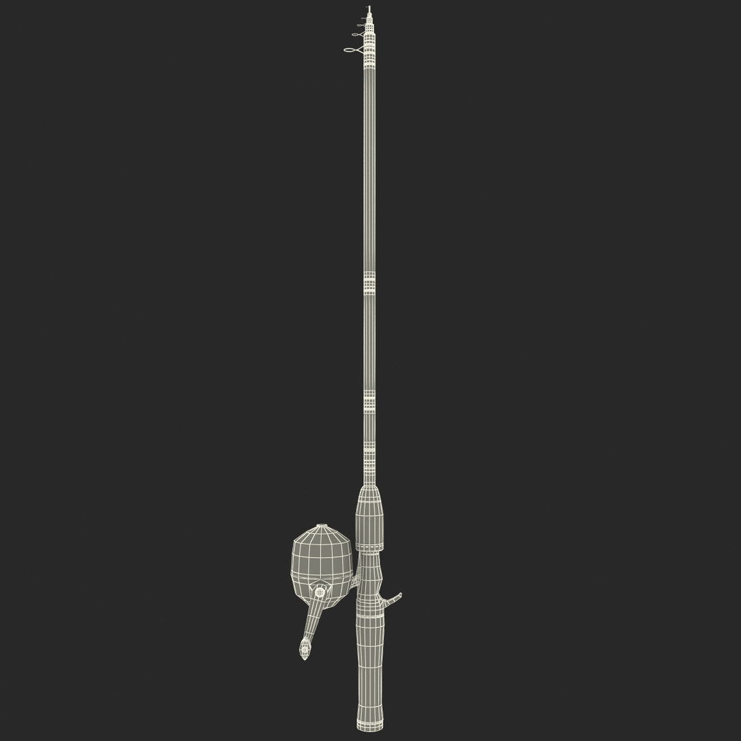 fishing rod 3d model