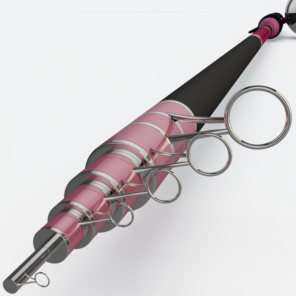 fishing rod 3d model