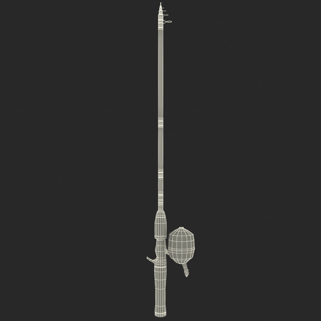 fishing rod 3d model