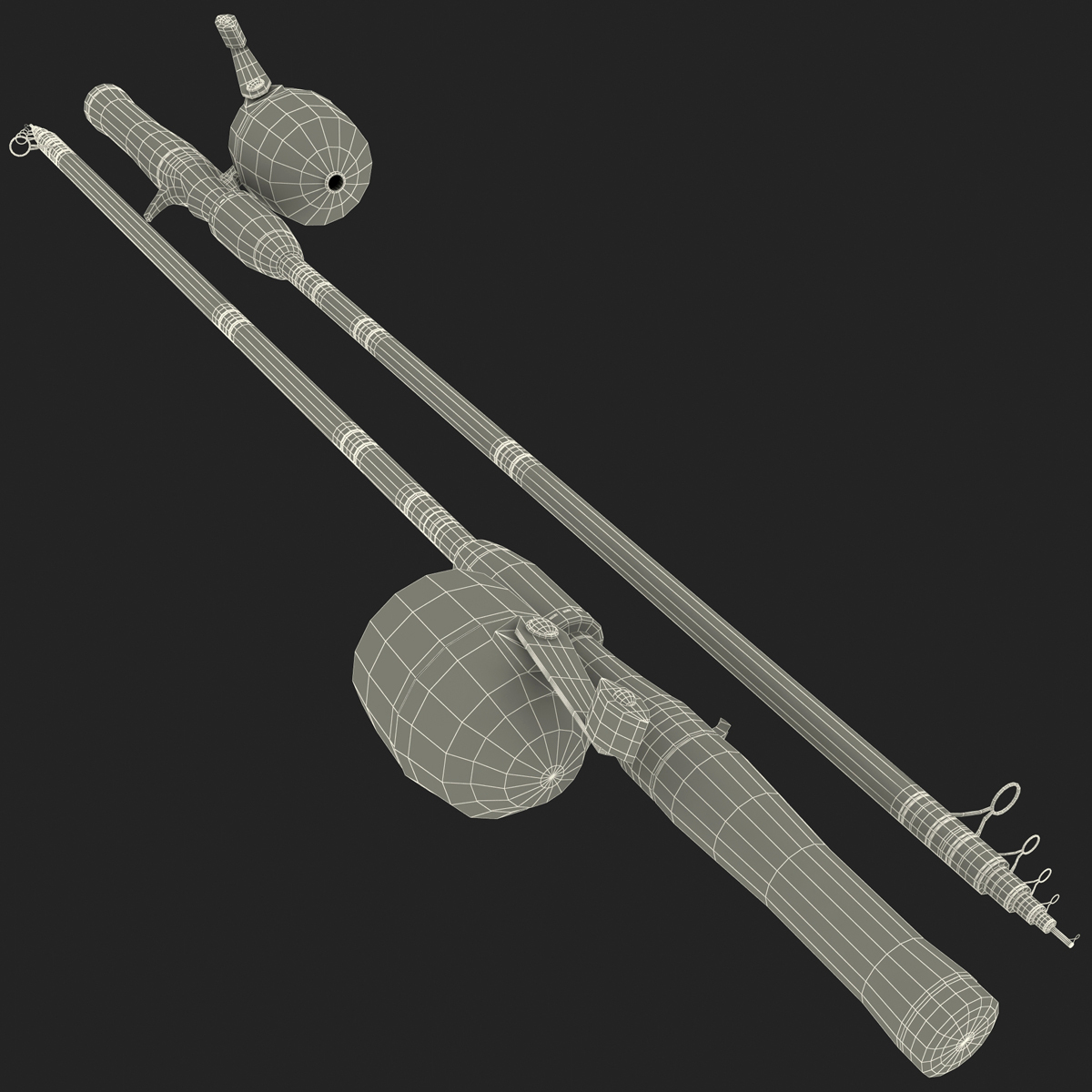 fishing rod 3d model