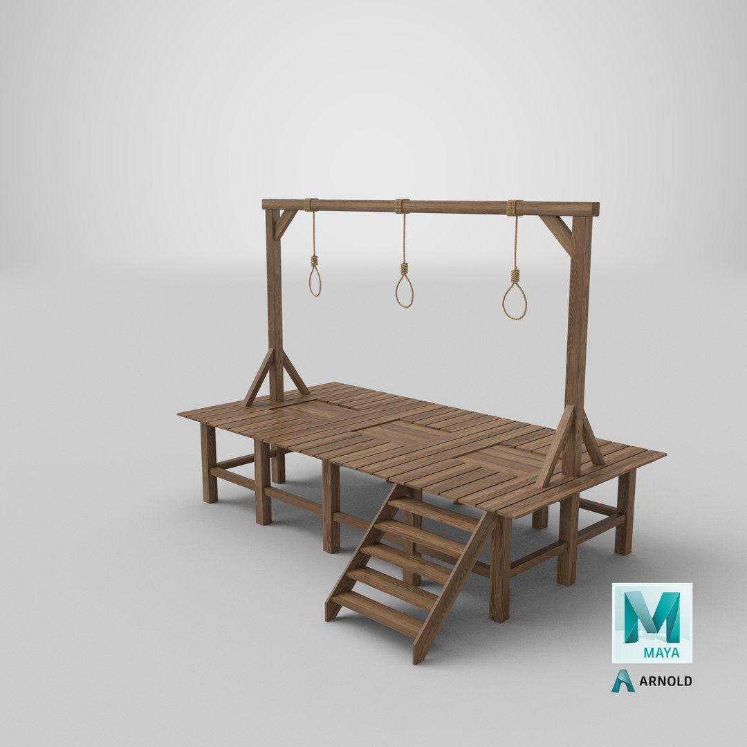 3D Gallows 01 Model - TurboSquid 2148729