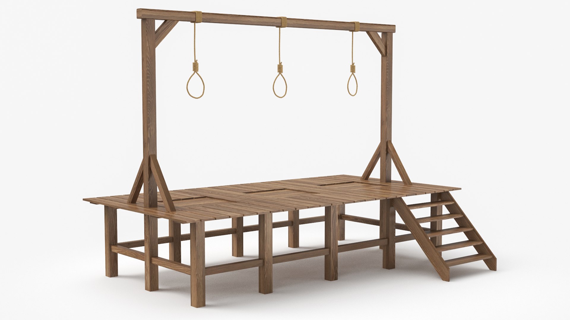 3D Gallows 01 Model - TurboSquid 2148729