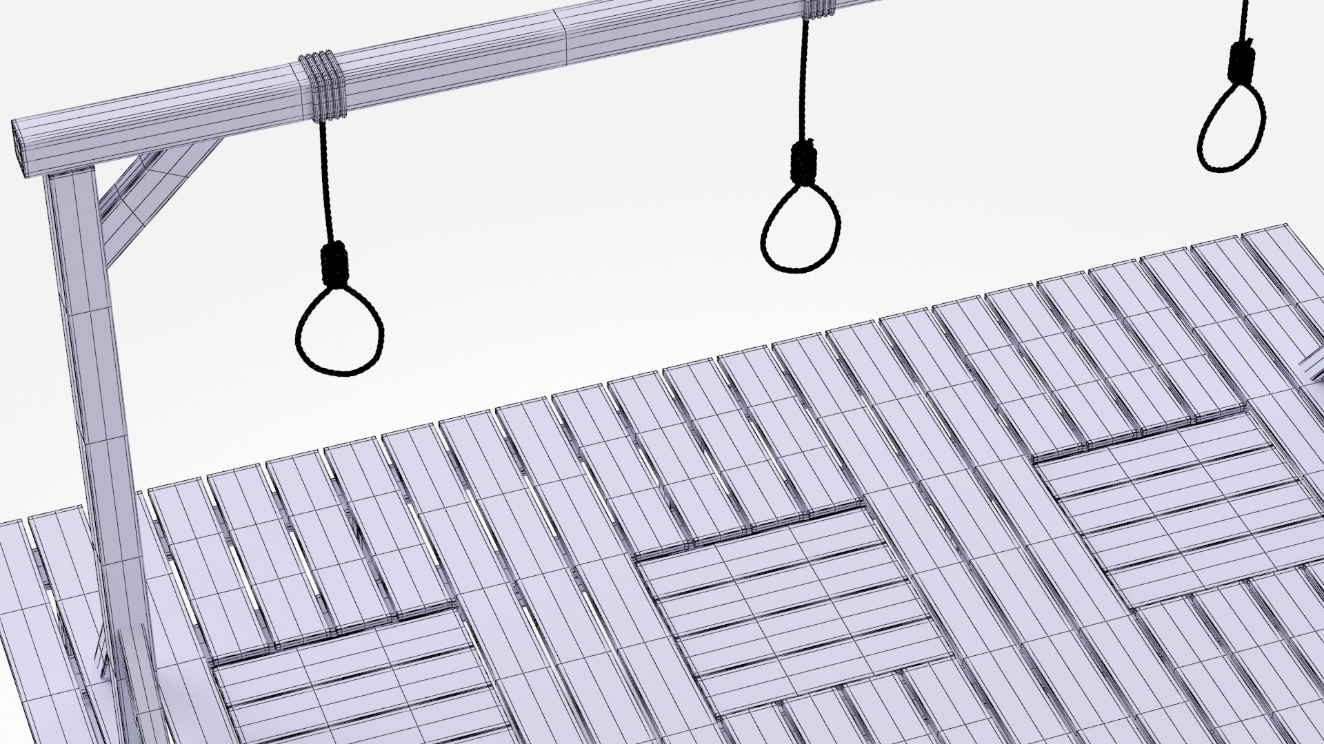 3D Gallows 01 Model - TurboSquid 2148729
