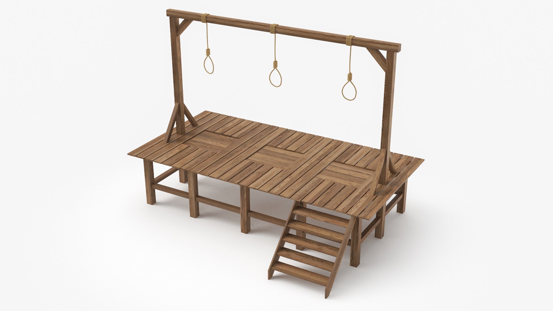 3D Gallows 01 Model - TurboSquid 2148729