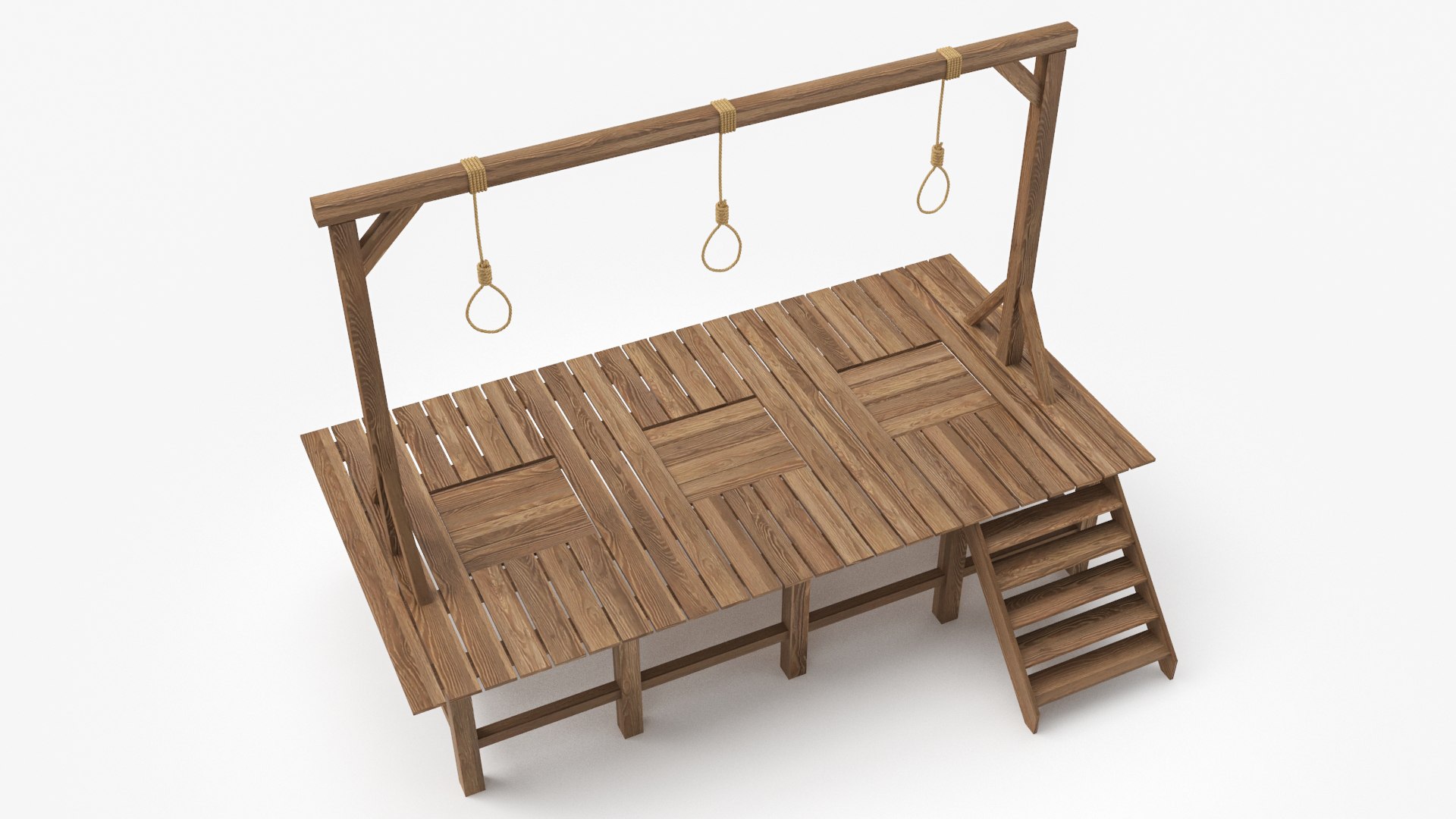 3D Gallows 01 Model - TurboSquid 2148729