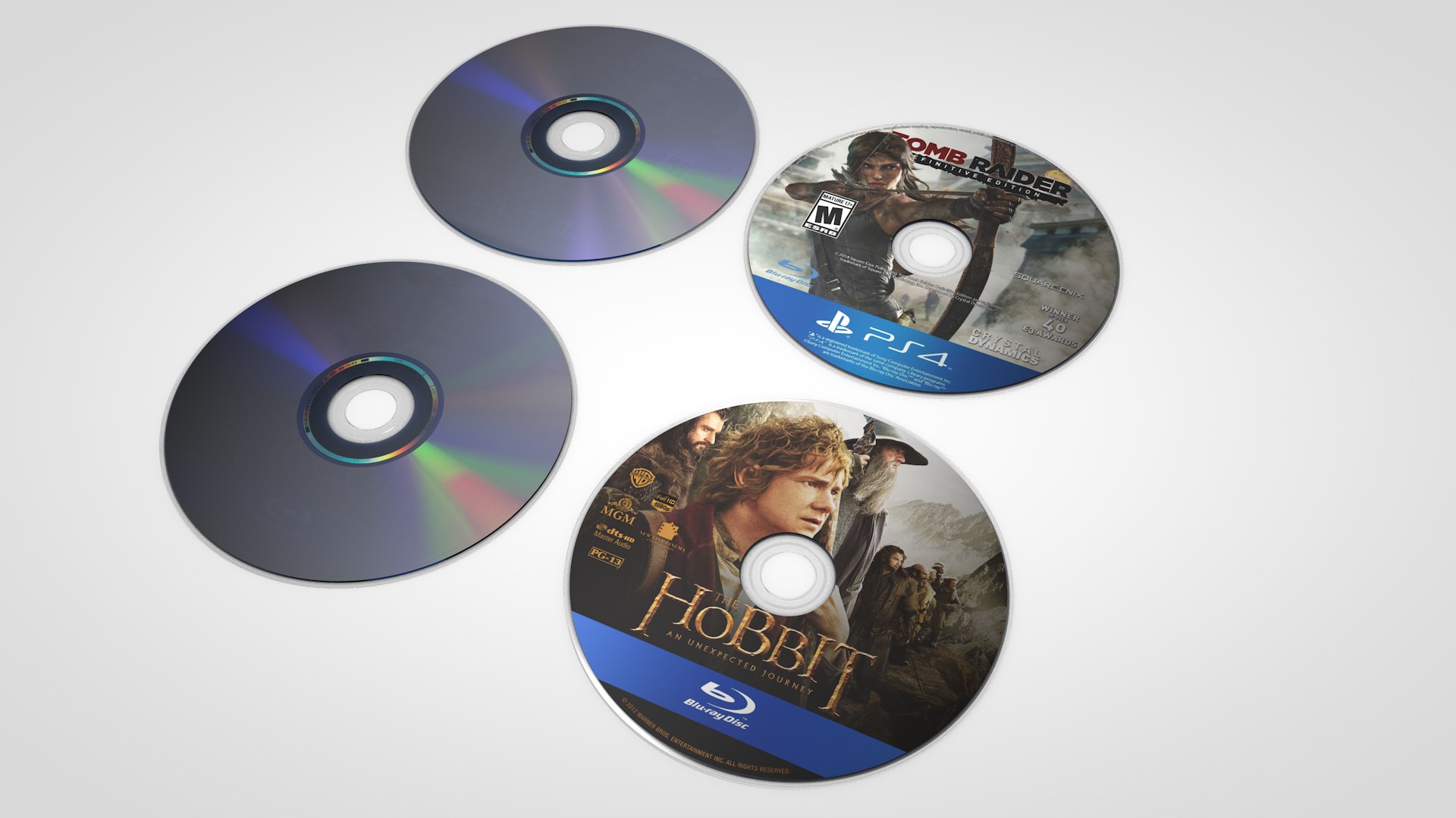 Blu-ray Discs 3D Model | 1148730 | TurboSquid