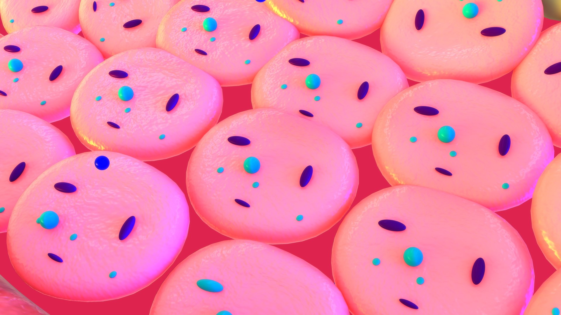 3D Gas Exchange Between The Blood And The Tissues - TurboSquid 2192289