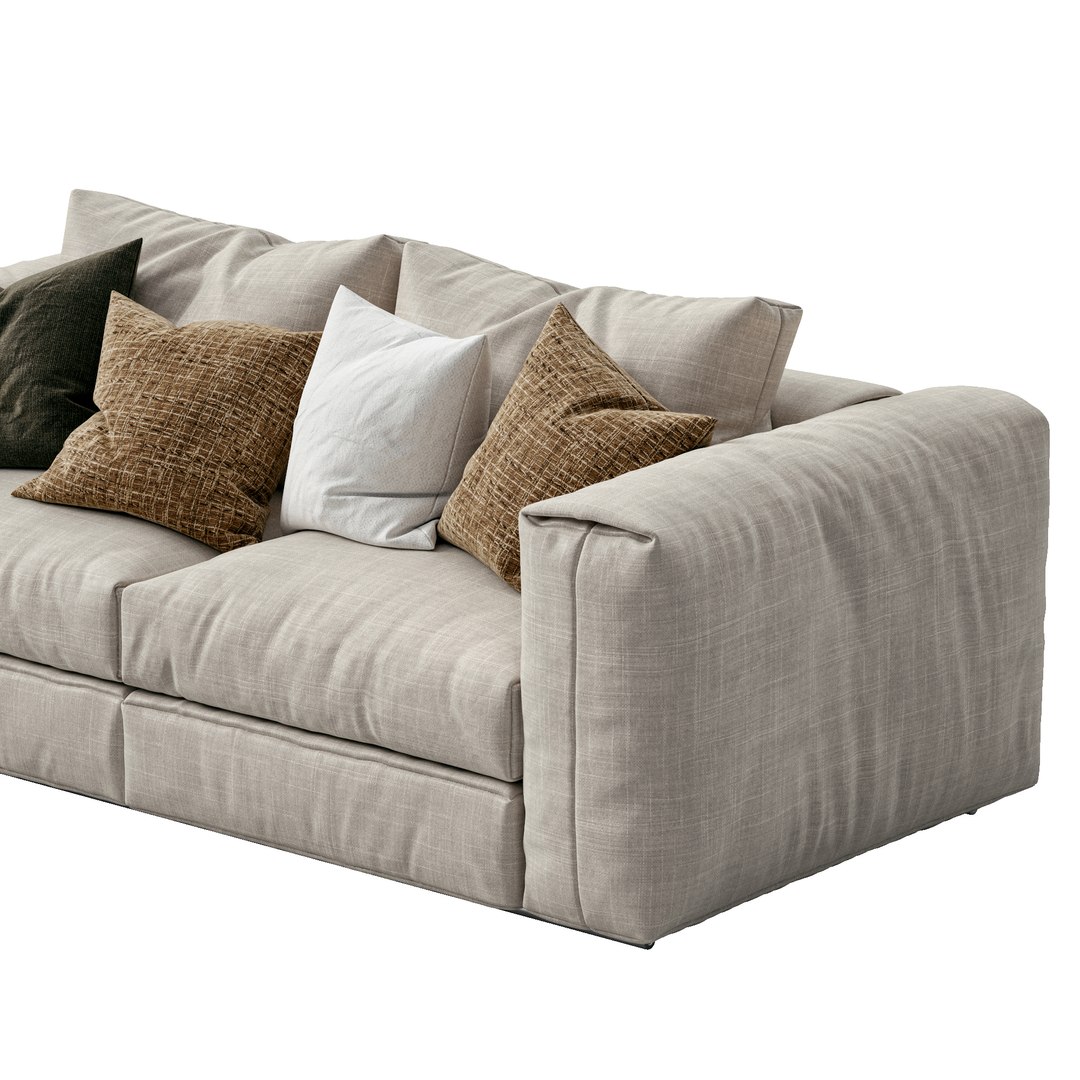 Flexform Sofa Asolo Model - TurboSquid 1672848