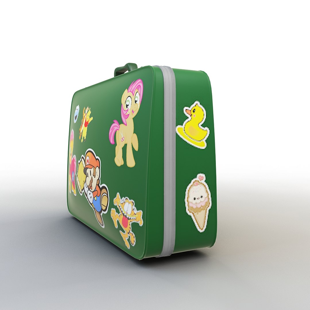 3D cartoon suitcase | 1145327 | TurboSquid