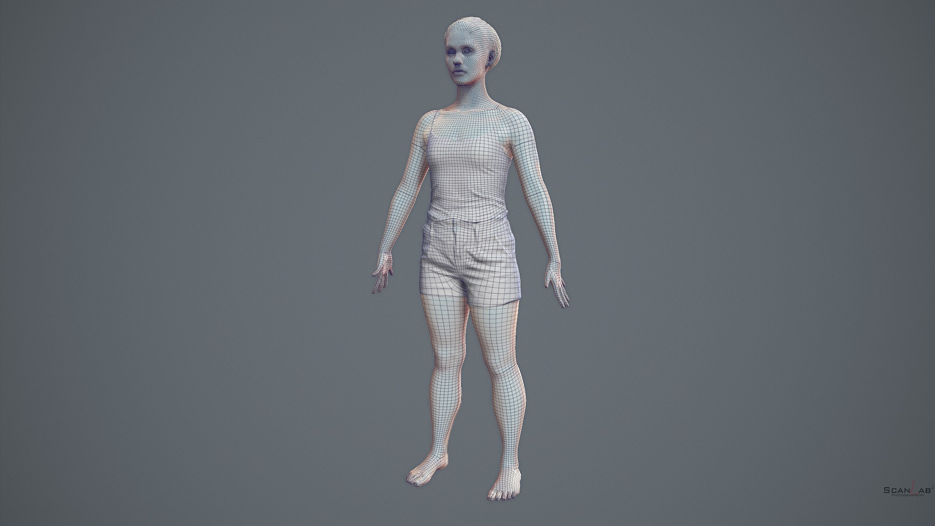 Amanda Female Body Scan Fbx