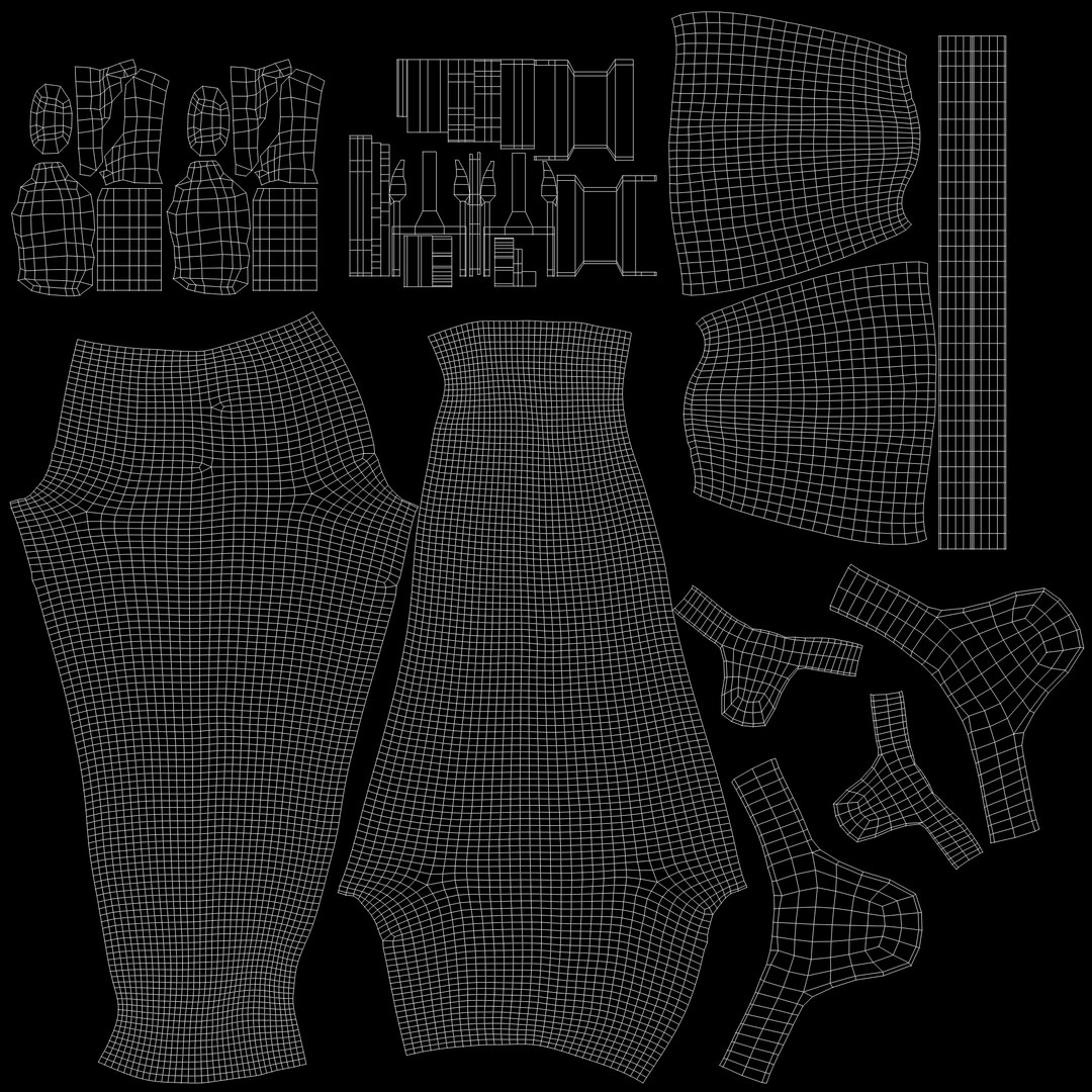 3D Space Pilot Sci-fi Pants - TurboSquid 1916778