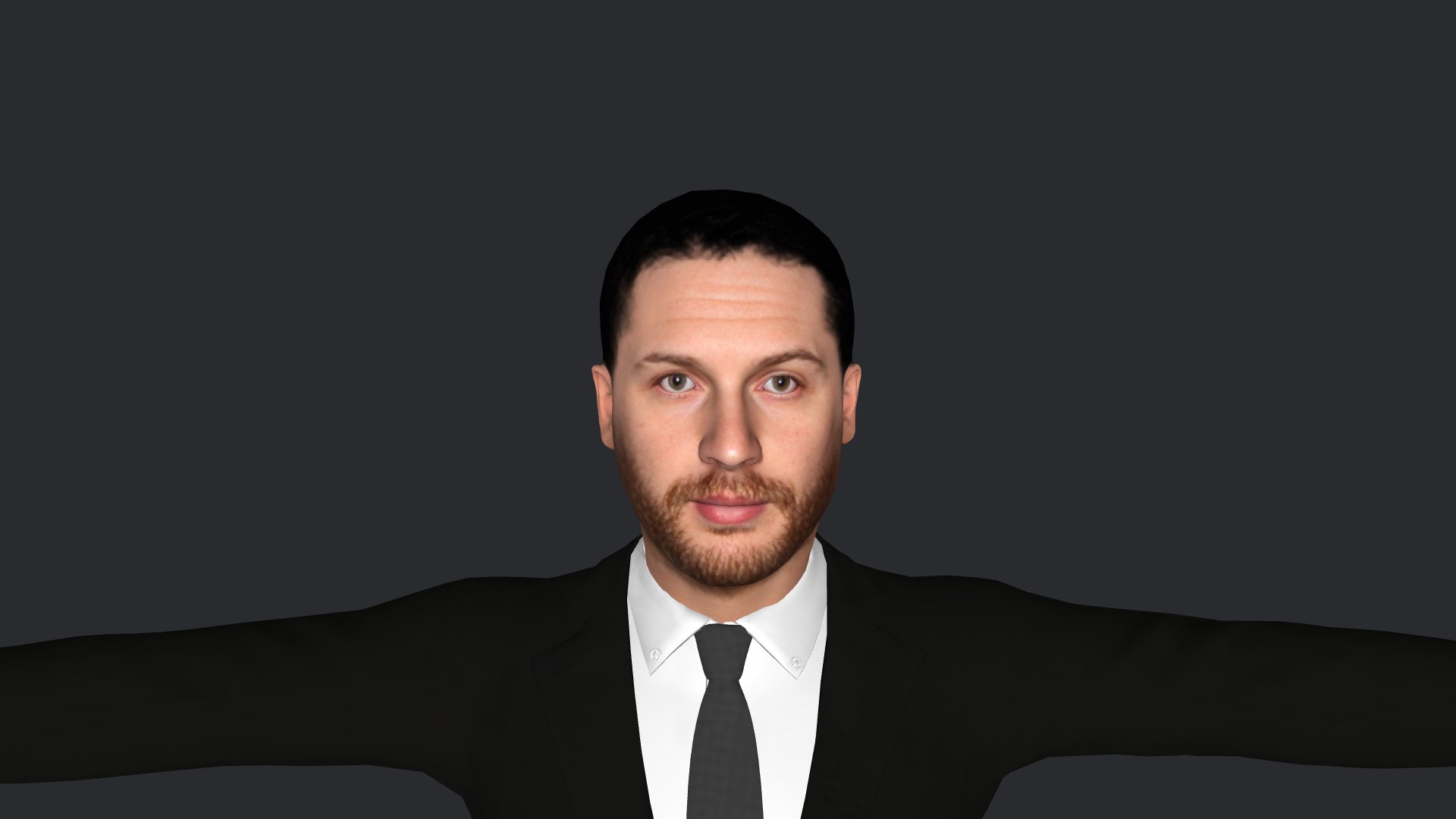 Tom Hardy Hyper Realistic Full Body Fully Rigged 3D Character 3D ...