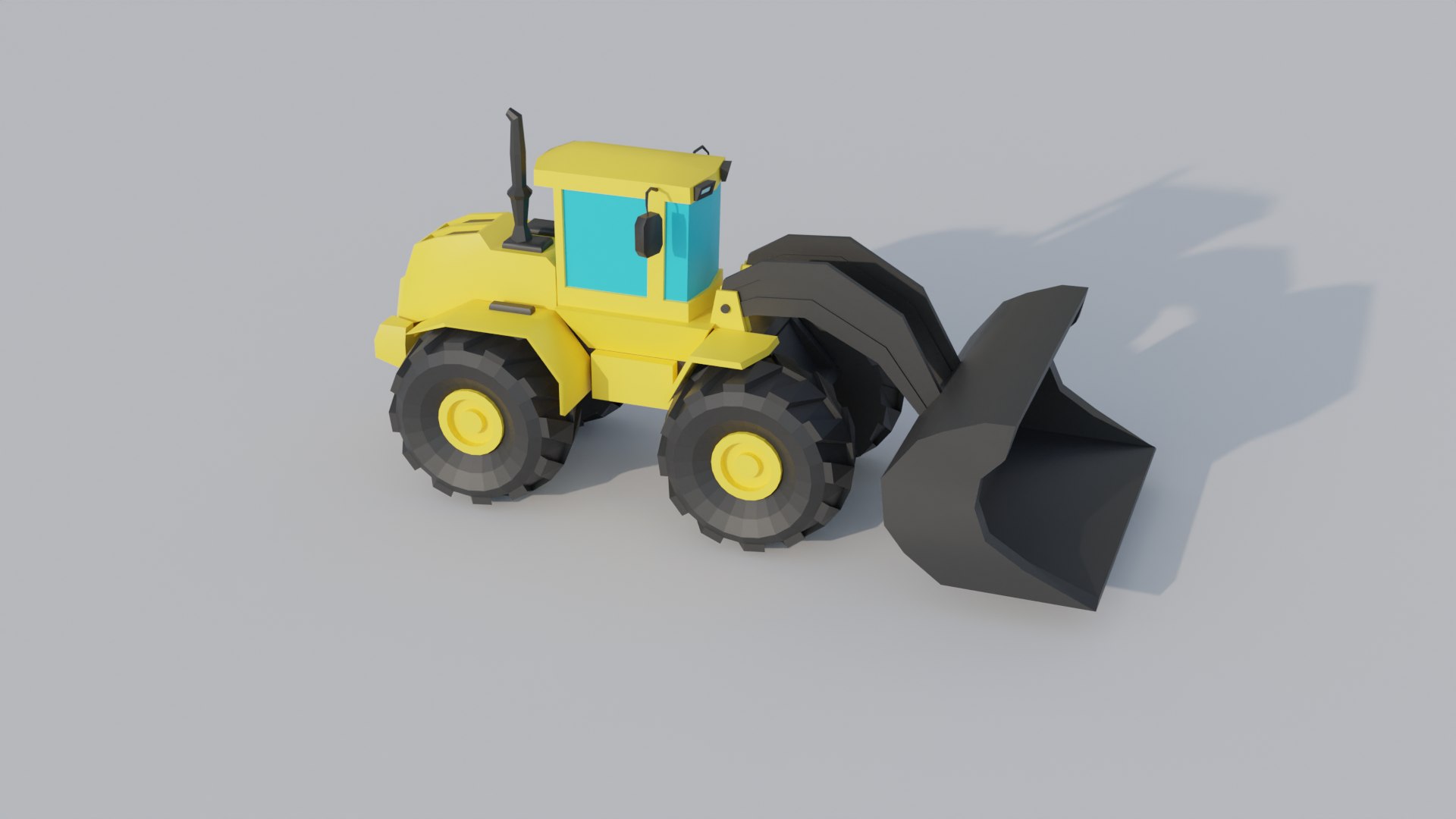 Loader Construction Machine Game Asset Model - TurboSquid 1957799