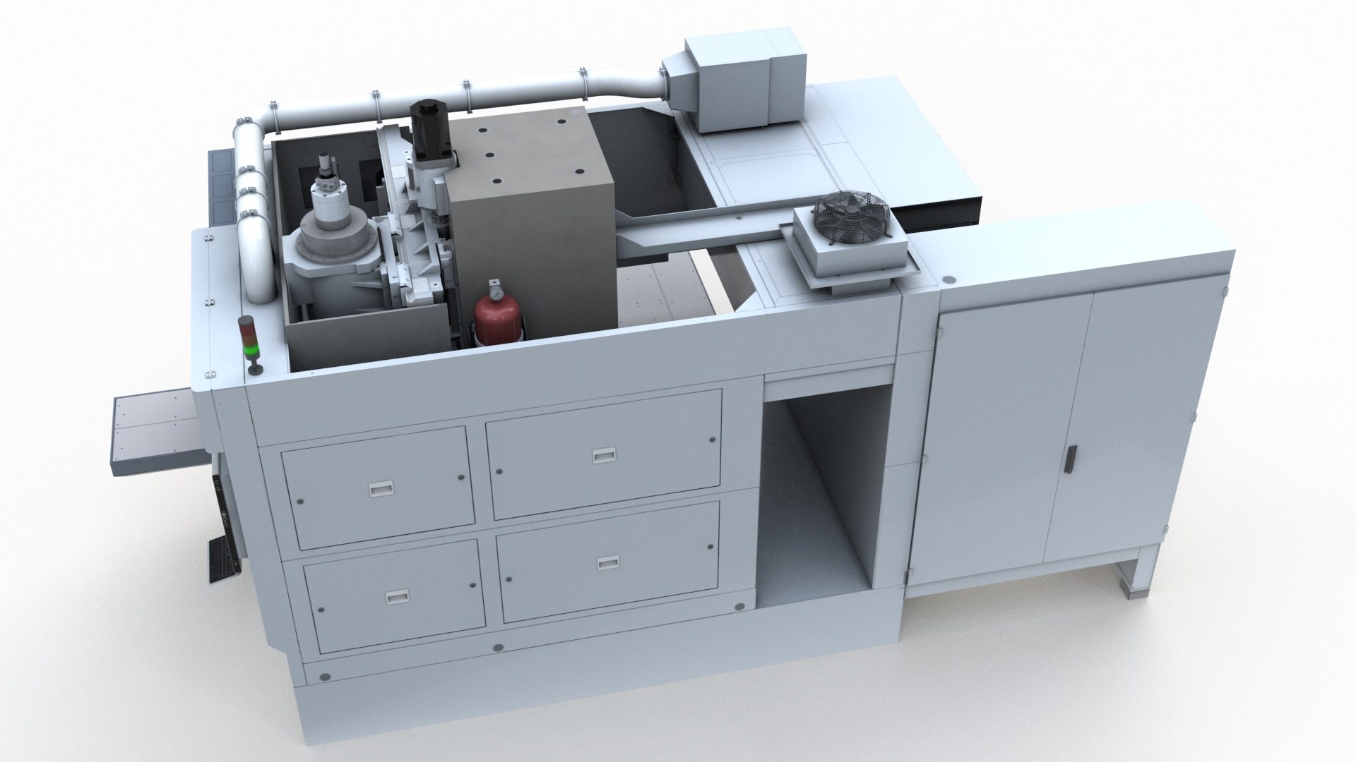 3D CNC Machine 1 - TurboSquid 2389501
