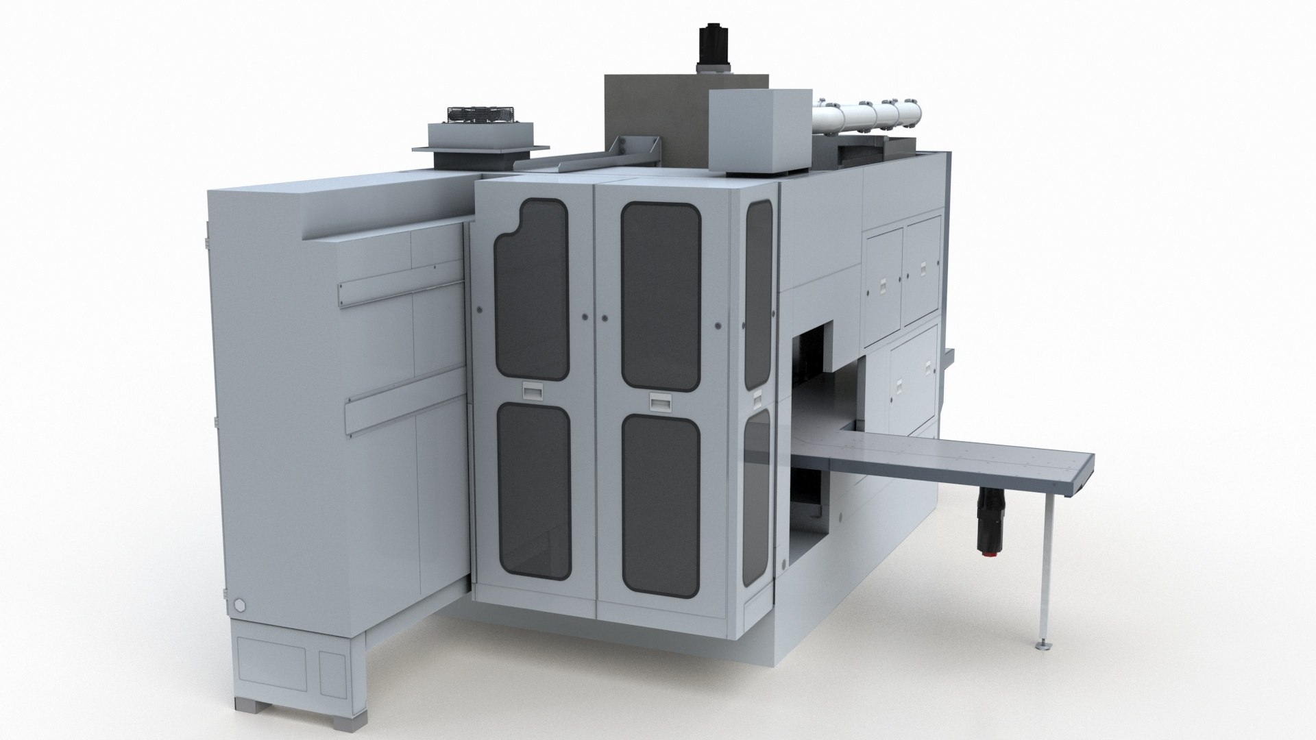 3D CNC Machine 1 - TurboSquid 2389501