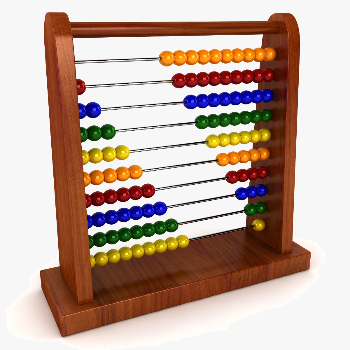 abacus bead maze 3d model