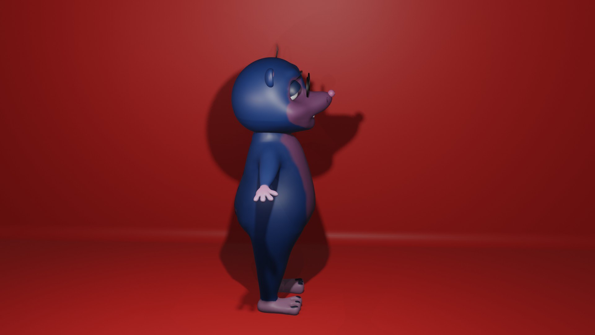 3D Mole Cartoon Character - TurboSquid 2276170