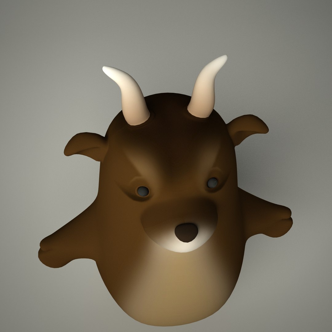 3d Toon Goat Model