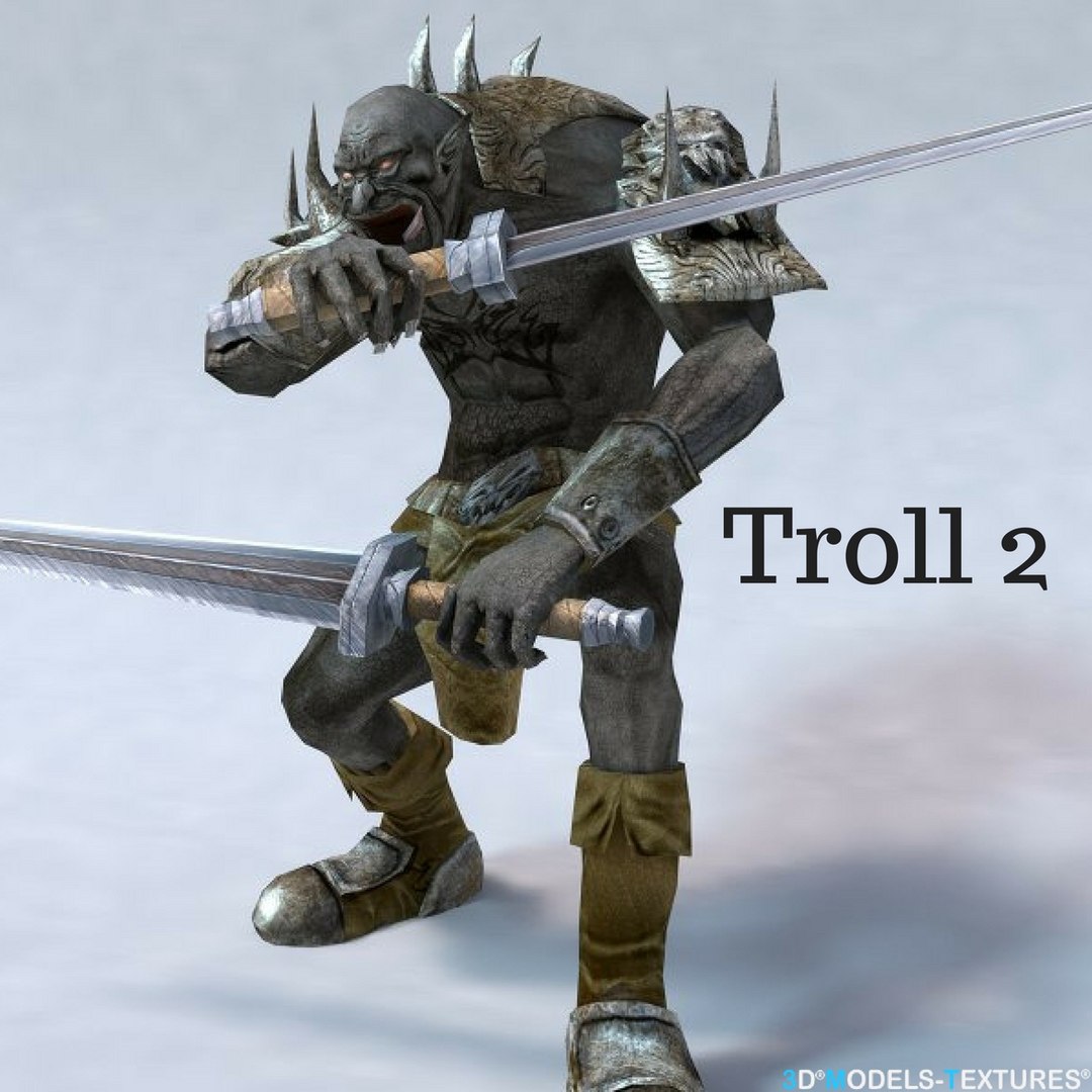 3D Model Troll Creature 2 - TurboSquid 1210344