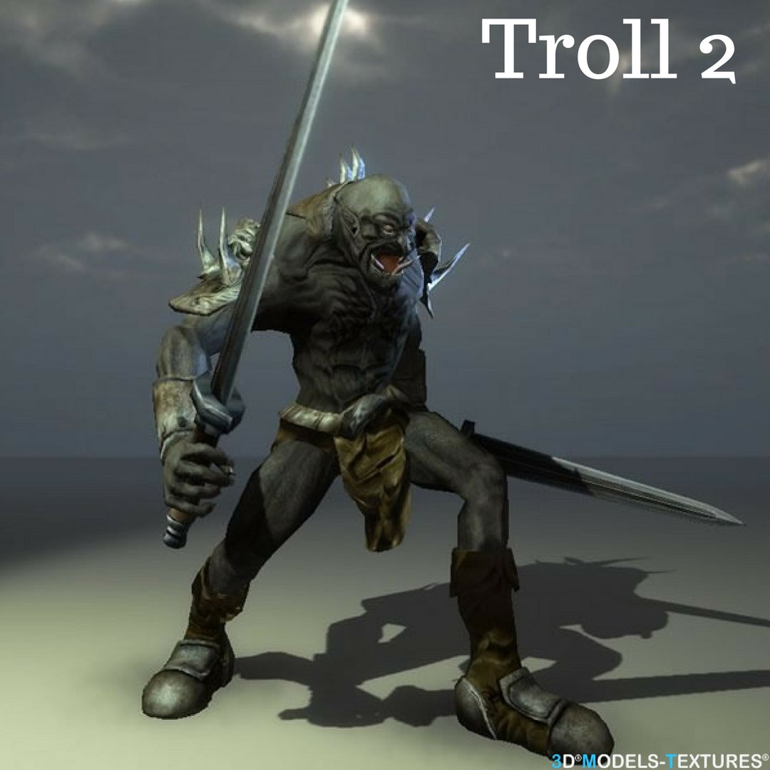 3D Model Troll Creature 2 - TurboSquid 1210344