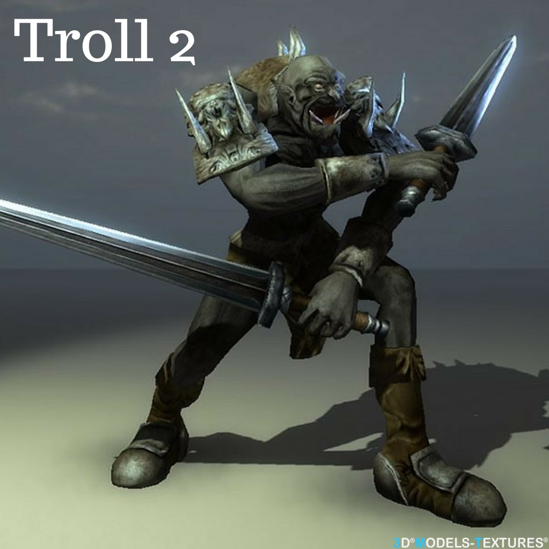 3D Model Troll Creature 2 - TurboSquid 1210344