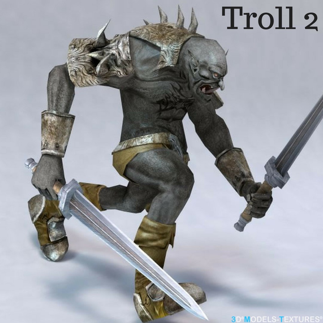 3D Model Troll Creature 2 - TurboSquid 1210344
