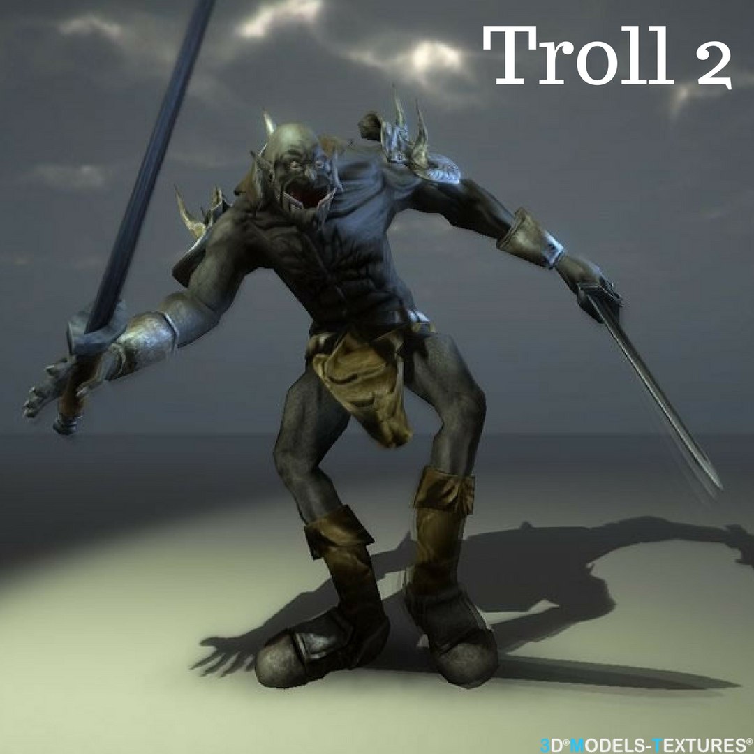 3D Model Troll Creature 2 - TurboSquid 1210344