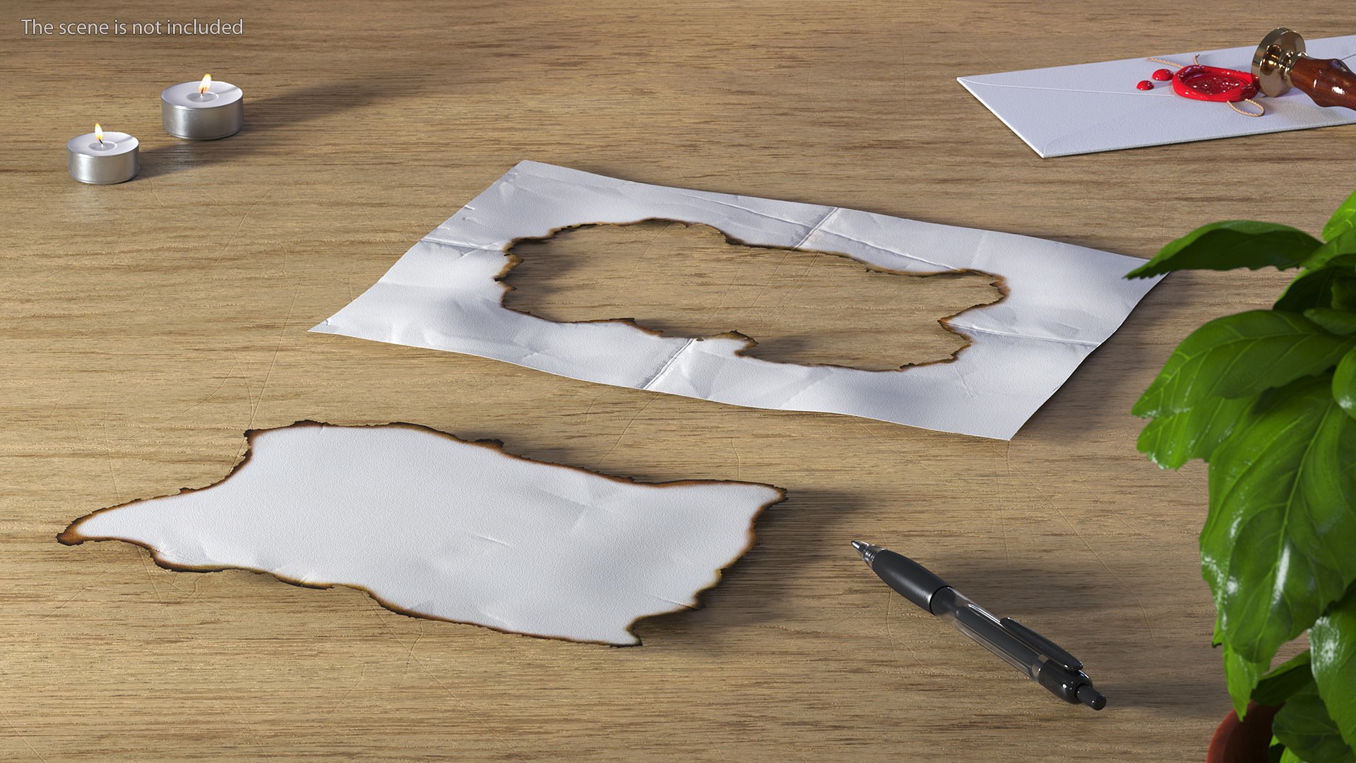 Burnt Sheet Of Paper 3D - TurboSquid 1841450