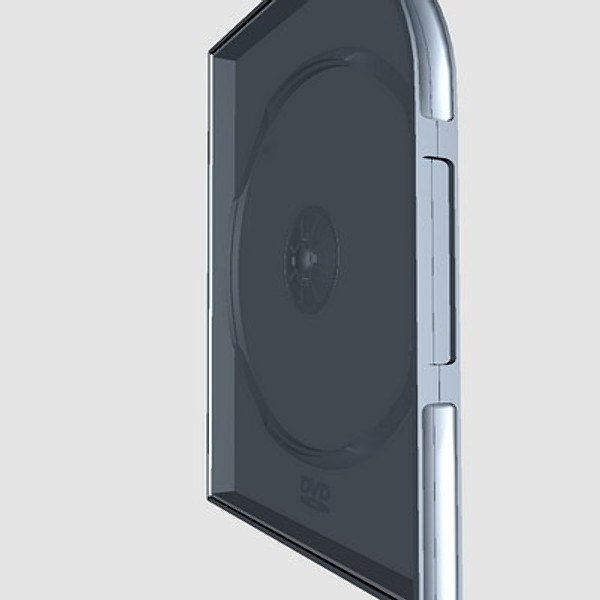 dvd box 3d model