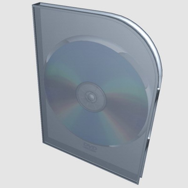 dvd box 3d model