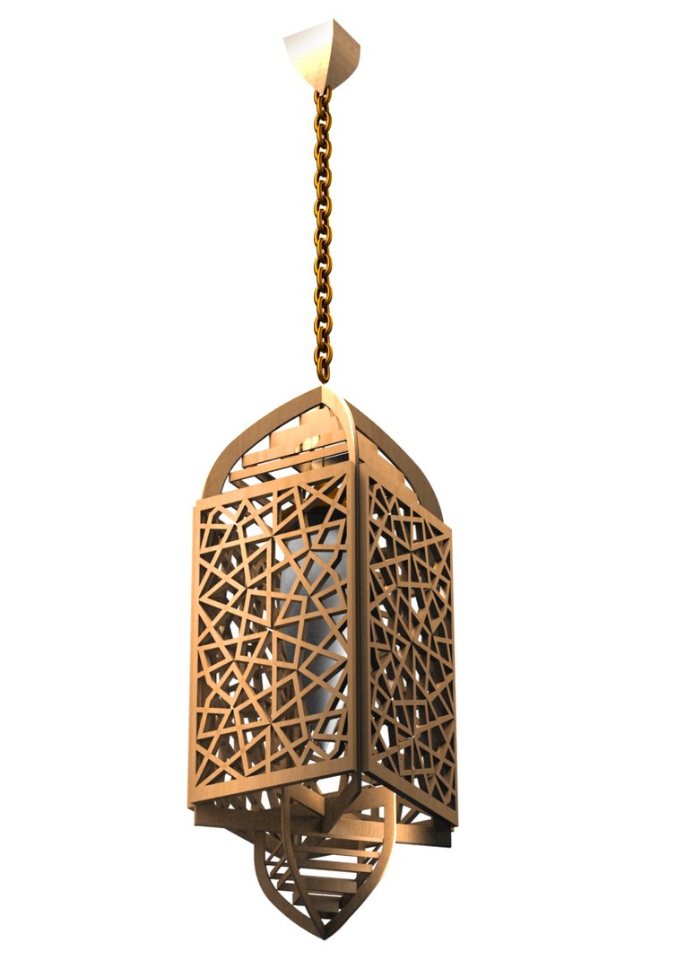 Islamic Lamp 3d Model